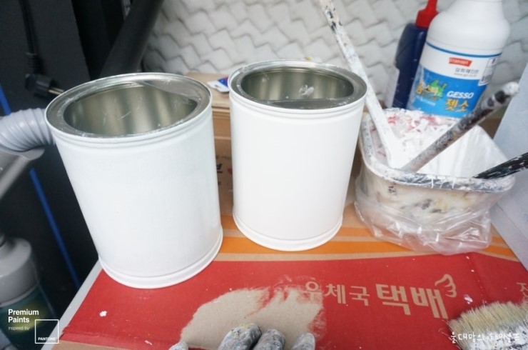 분유통 재활용하는 법 팬톤페인트 셀프페인팅으로 Diy 분유통리폼하기 By 울대맘의 야매셀프 네이버 블로그